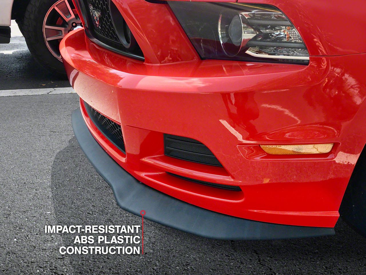 MMD Mustang V2 Chin Spoiler 397330 (13-14 Mustang GT, V6) - Free Shipping