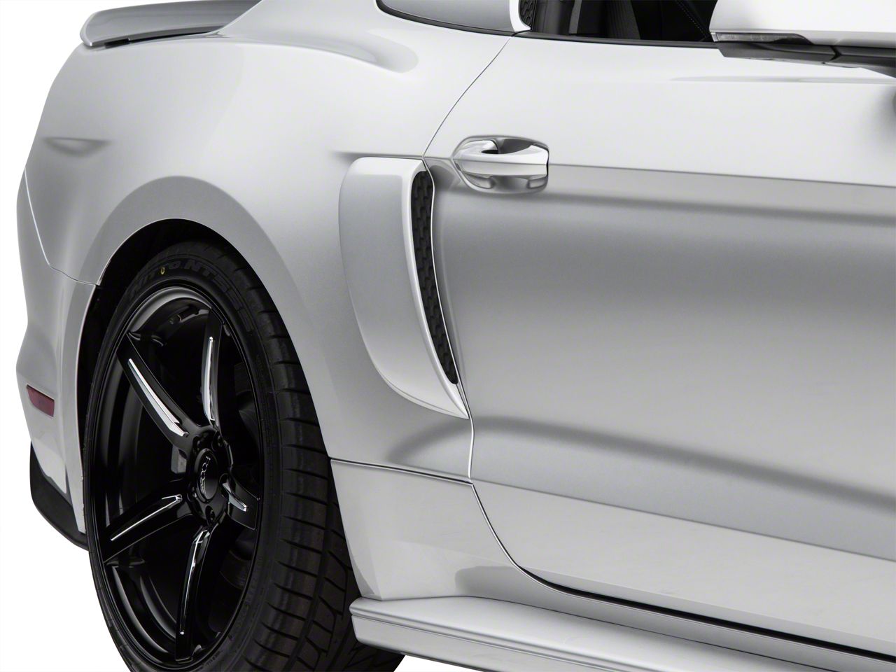 MMD by FOOSE Mustang Classic Side Scoops; Unpainted 387387-00 (15-23 ...