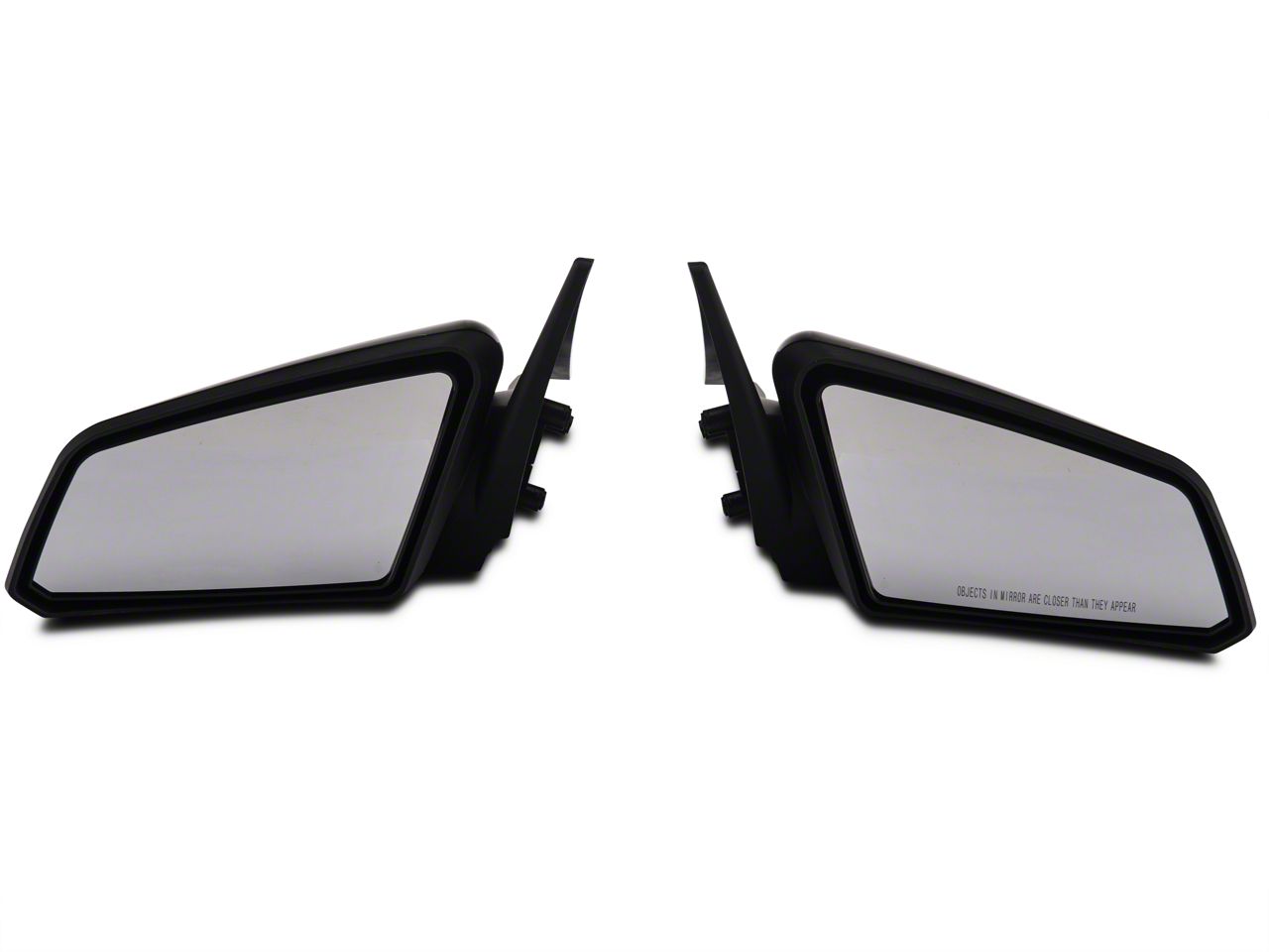 MMD Mustang Side Mirrors; Matte Black 102259-99 (99-04 Mustang) - Free ...