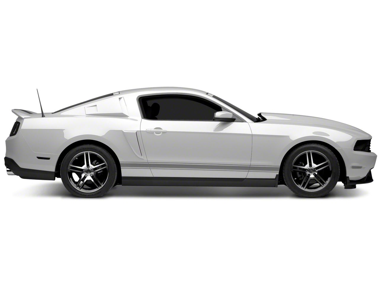 MMD Mustang Eleanor Style Window Scoops; Pre-Painted 427867 (05-14 ...