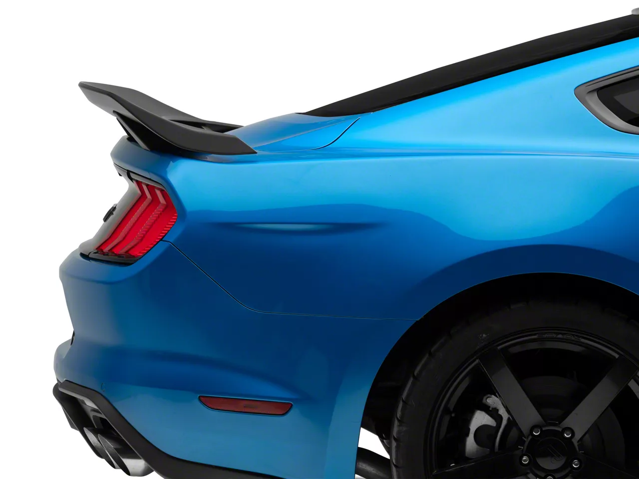MMD Mustang Rear Spoiler; Matte Black 435269 (15-23 Mustang Fastback ...
