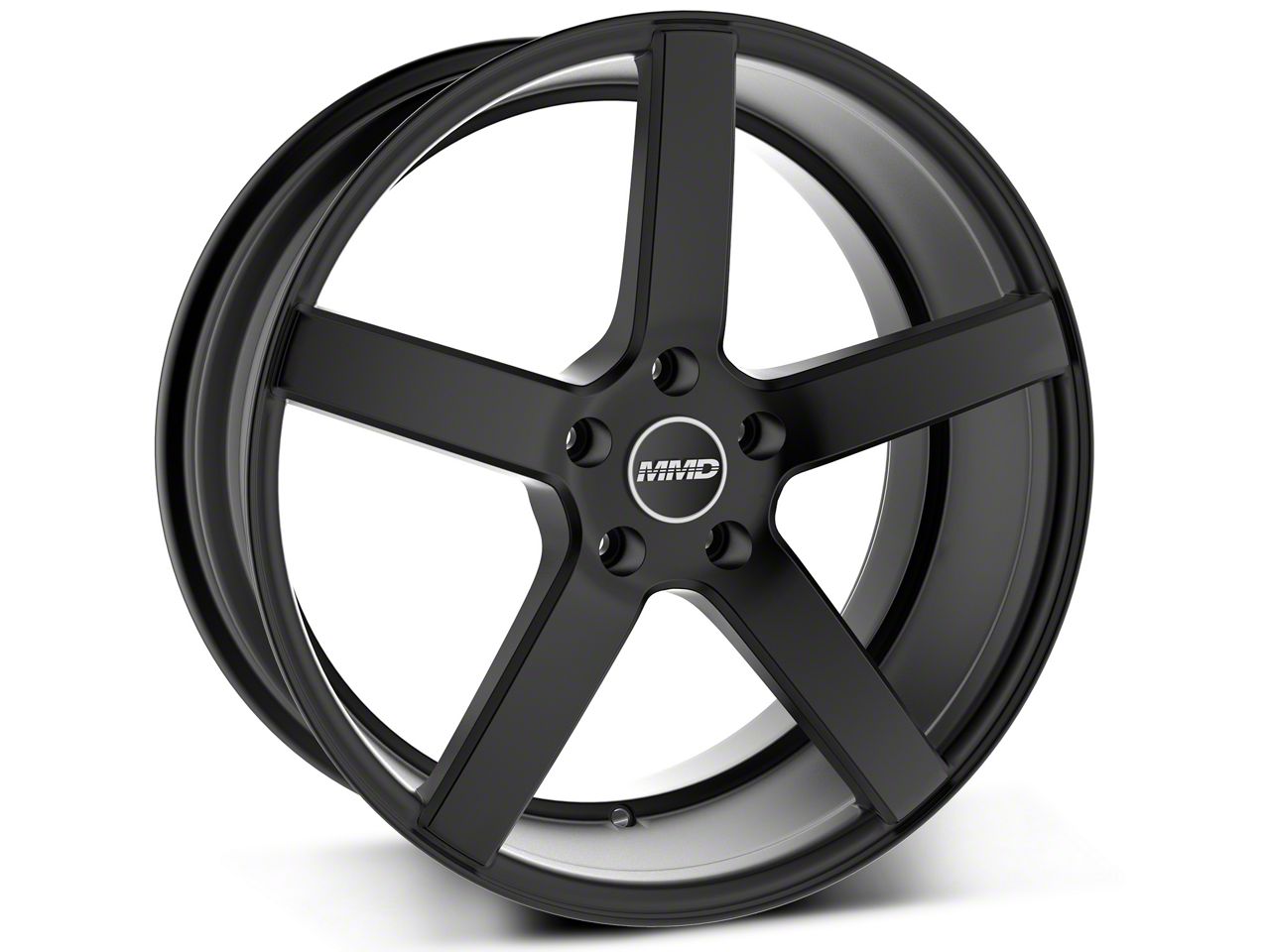 Mustang Staggered MMD 551C Matte Black 4 Wheel Kit; 20x8.5/10 (10-14 ...