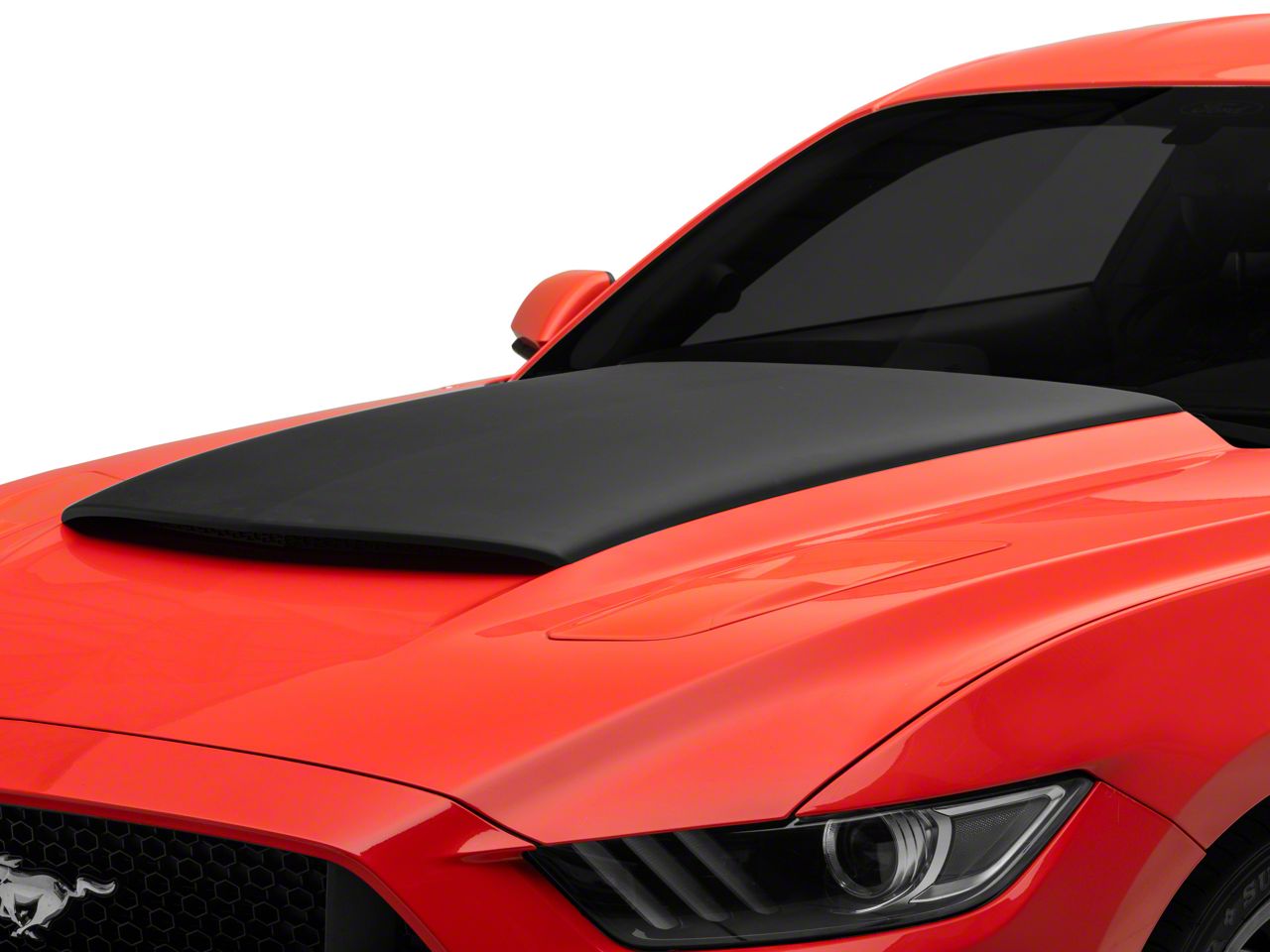 MMD Mustang V-Series Hood Scoop; Satin Black 390830-66 (15-17 Mustang ...