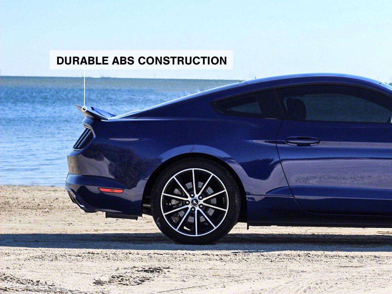 MMD Mustang V-Series Rear Spoiler; Pre-Painted 427864 (15-23 Mustang ...