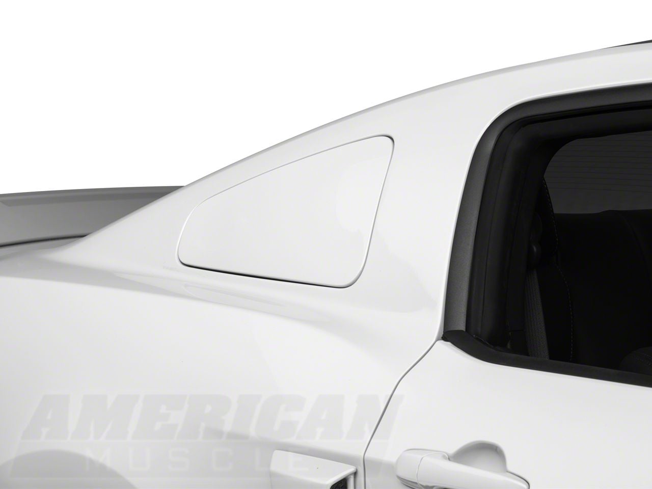 MMD Mustang GT350 Style Window Covers; Pre-Painted 71319 (10-14 Mustang ...