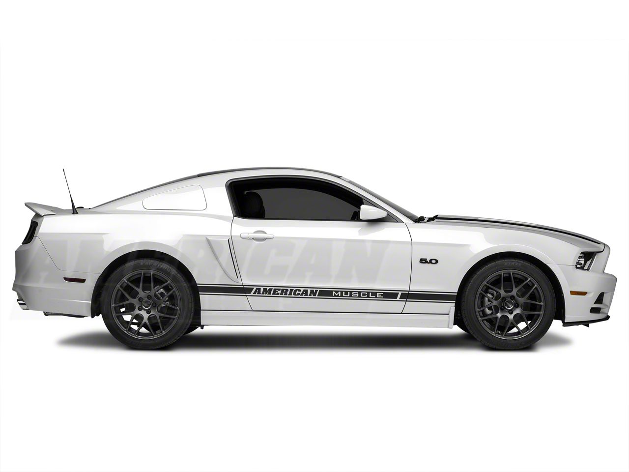 MMD Mustang GT350 Style Window Covers; Pre-Painted 71319 (10-14 Mustang ...