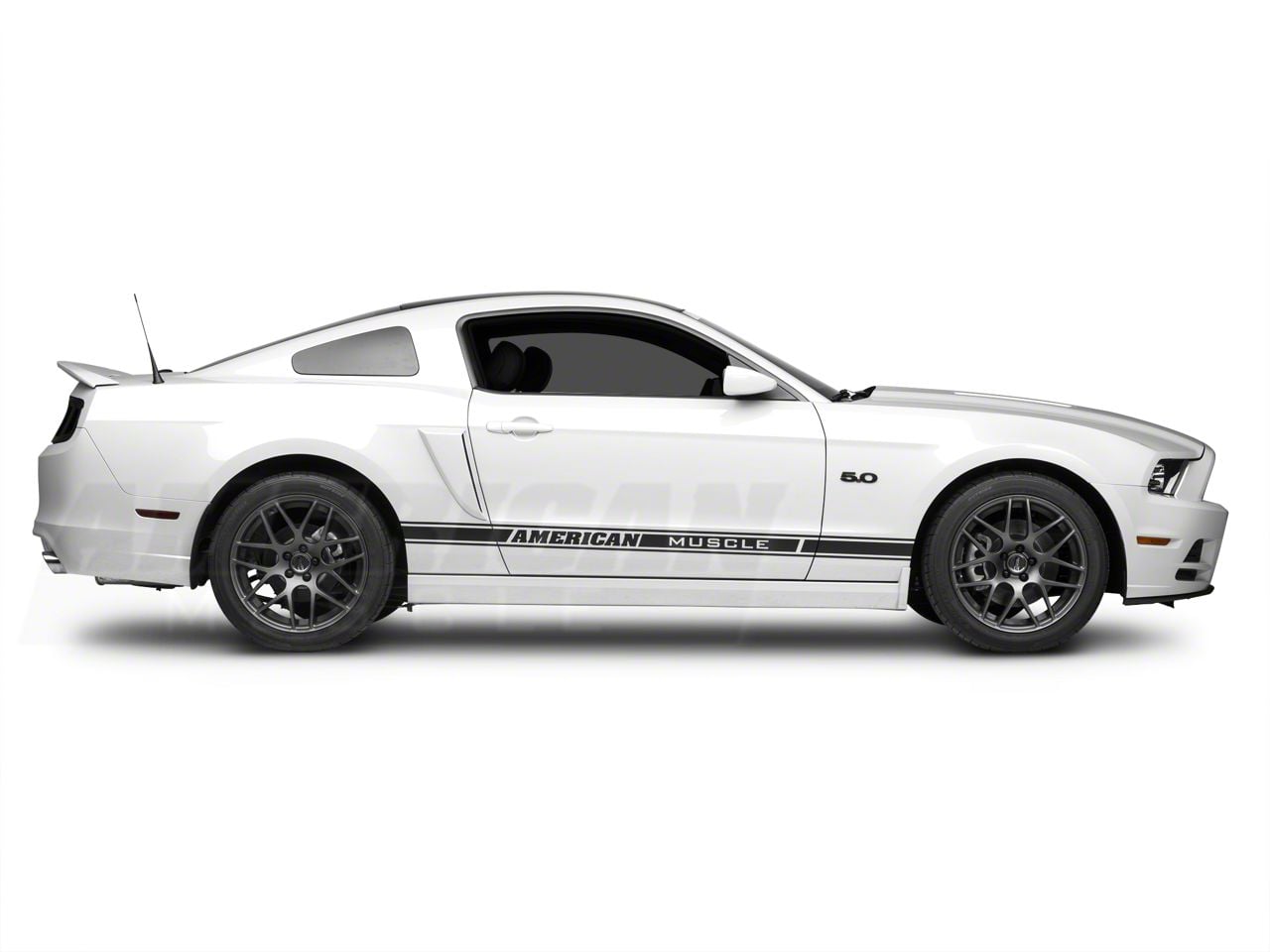 MMD Mustang GT350 Style Window Covers; Unpainted 71319-00 (10-14 ...