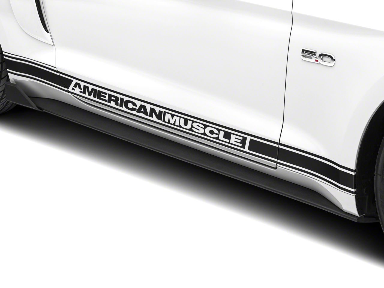 MMD Mustang Rocker Panel Winglets 394140 (15-23 Mustang GT, EcoBoost ...