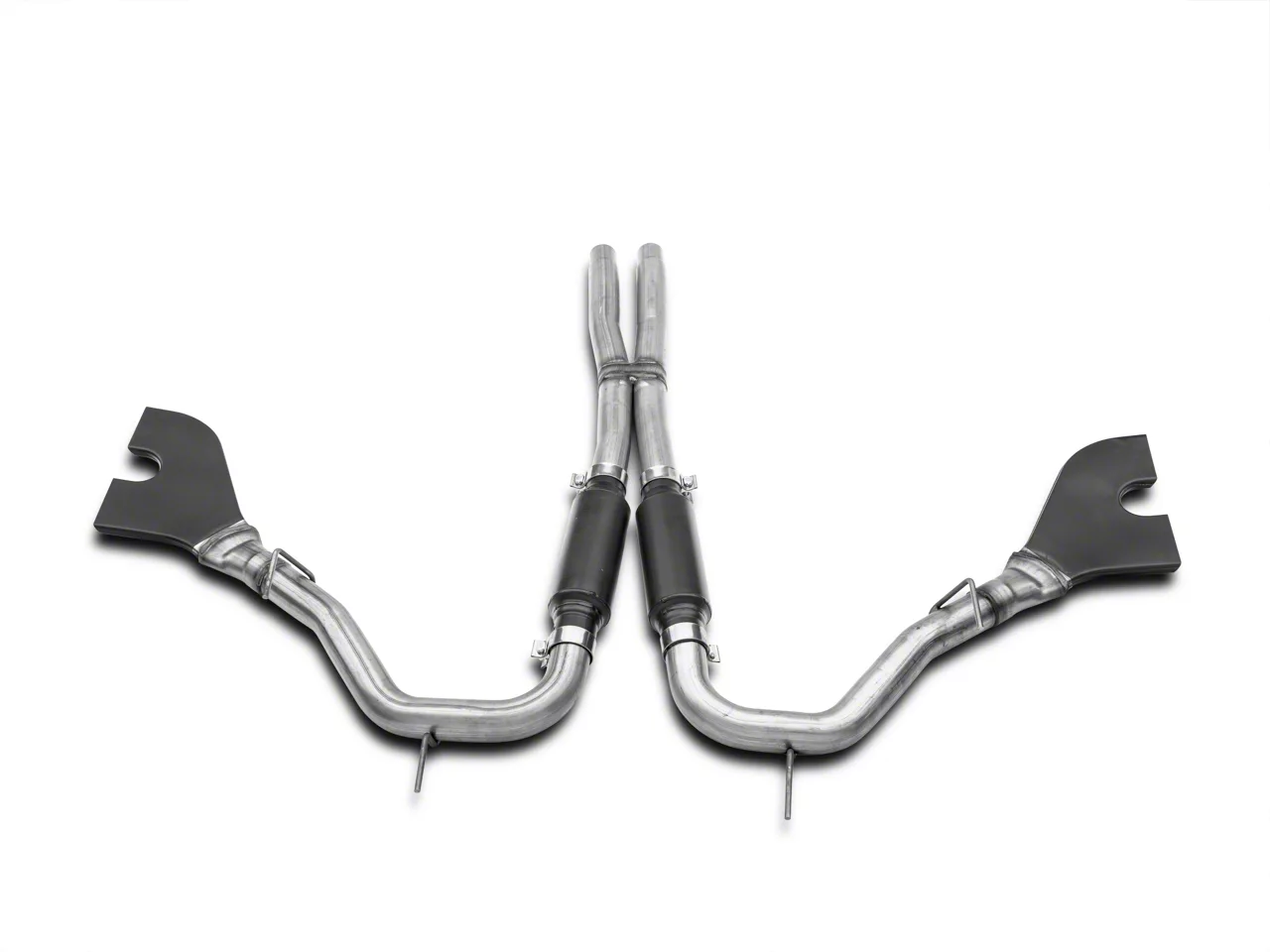 MMD Mustang V-Series Side Exit Cat-Back Exhaust w/ Rocker Panels 393778 ...