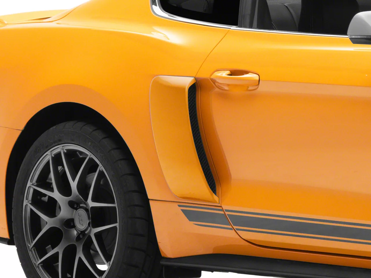 MMD Mustang V-Series Side Scoops; Pre-Painted 390089 (15-23 Mustang ...