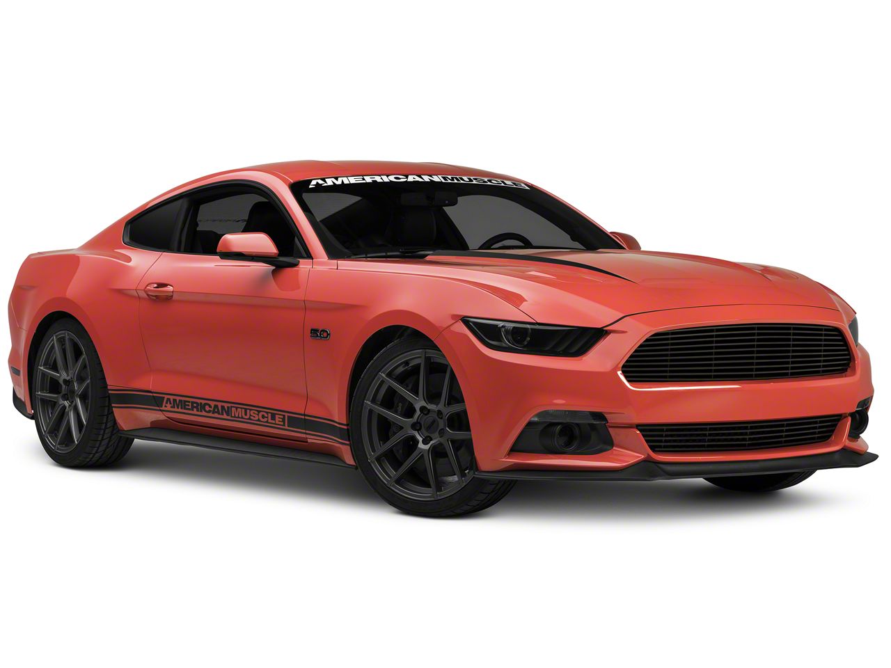 SpeedForm Mustang Modern Billet Upper Replacement Grille with 1-Piece ...