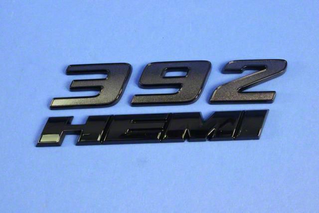 Mopar Challenger 392 Hemi Emblem; Black 68216931aa (Universal; Some ...