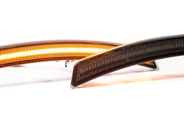 Morimoto Corvette XB LED Front Side Marker Lights; Smoked LF0365 (14-19 ...