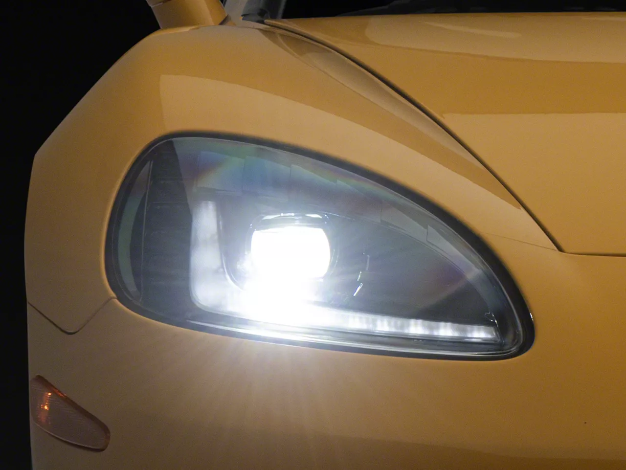 Morimoto Corvette XB LED Headlights; Black Housing; Clear Lens LF460.2 ...