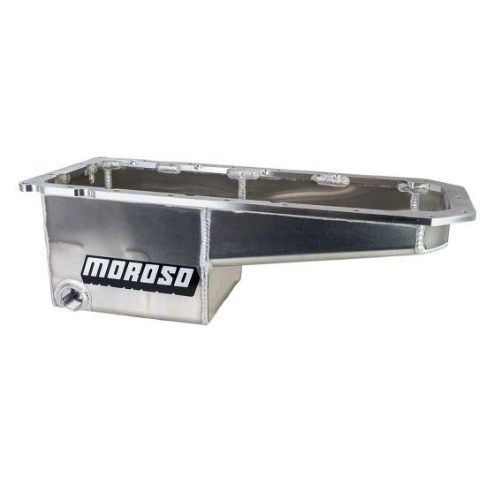 Moroso Challenger External Wet Sump Oil Pan; Aluminum 21169 (15-23 6.2L ...