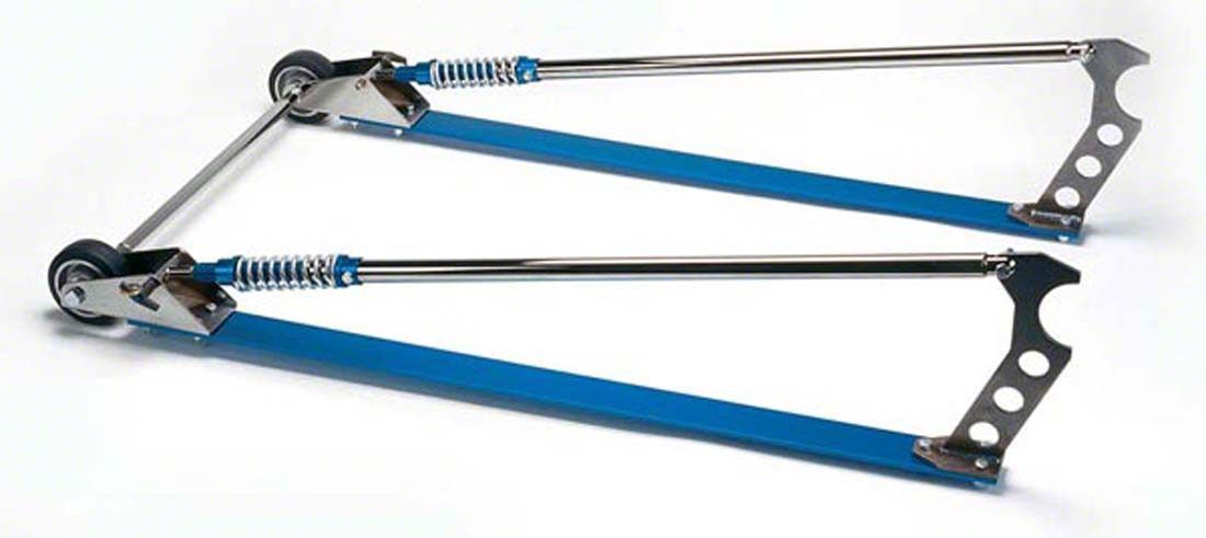 Moroso Corvette Professional Wheel-E-Bars; Blue/Chrome C2039 (Universal ...