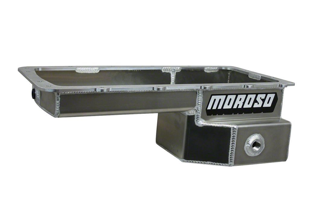 Moroso Mustang Road Race Baffled Oil Pan; Rear T-Sump 20576 (79-93 ...