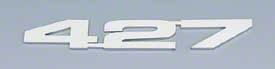 Camaro 427 Hood Emblems; Polished (Universal; Some Adaptation May Be ...