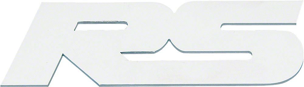 Camaro RS Emblem; Polished (Universal; Some Adaptation May Be Required ...