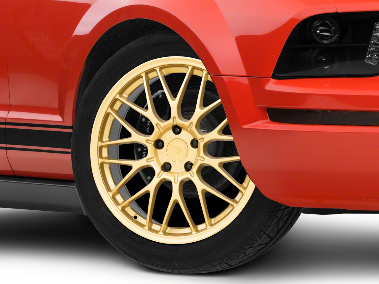 Motegi Mustang CM10 Rally Gold Wheel; 19x8.5; 35mm Offset MR15398512635 ...