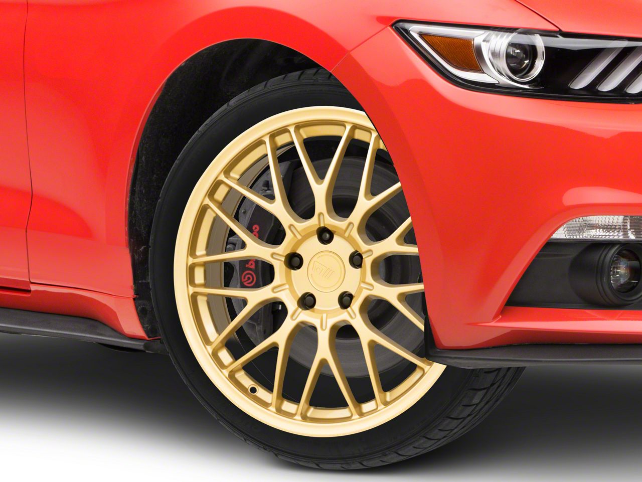 Motegi Mustang CM10 Rally Gold Wheel; 19x8.5; 35mm Offset MR15398512635 ...