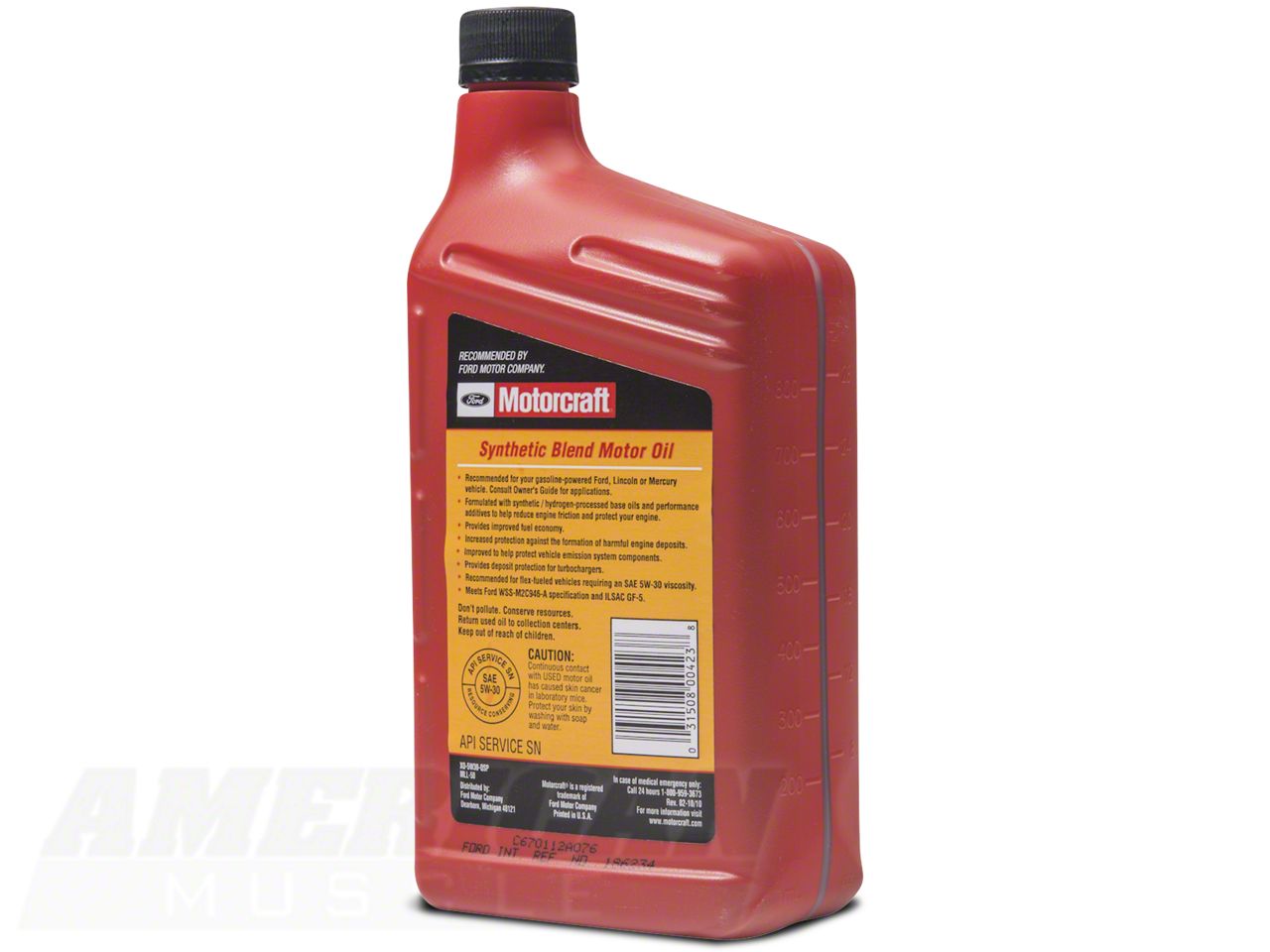 Ford Mustang Motorcraft 5W30 Motor Oil XO5W30Q1SP - Free Shipping