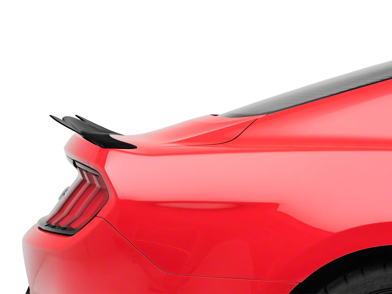 MP Concepts Mustang Blade Rear Spoiler; Matte Black 405752 (15-23 ...