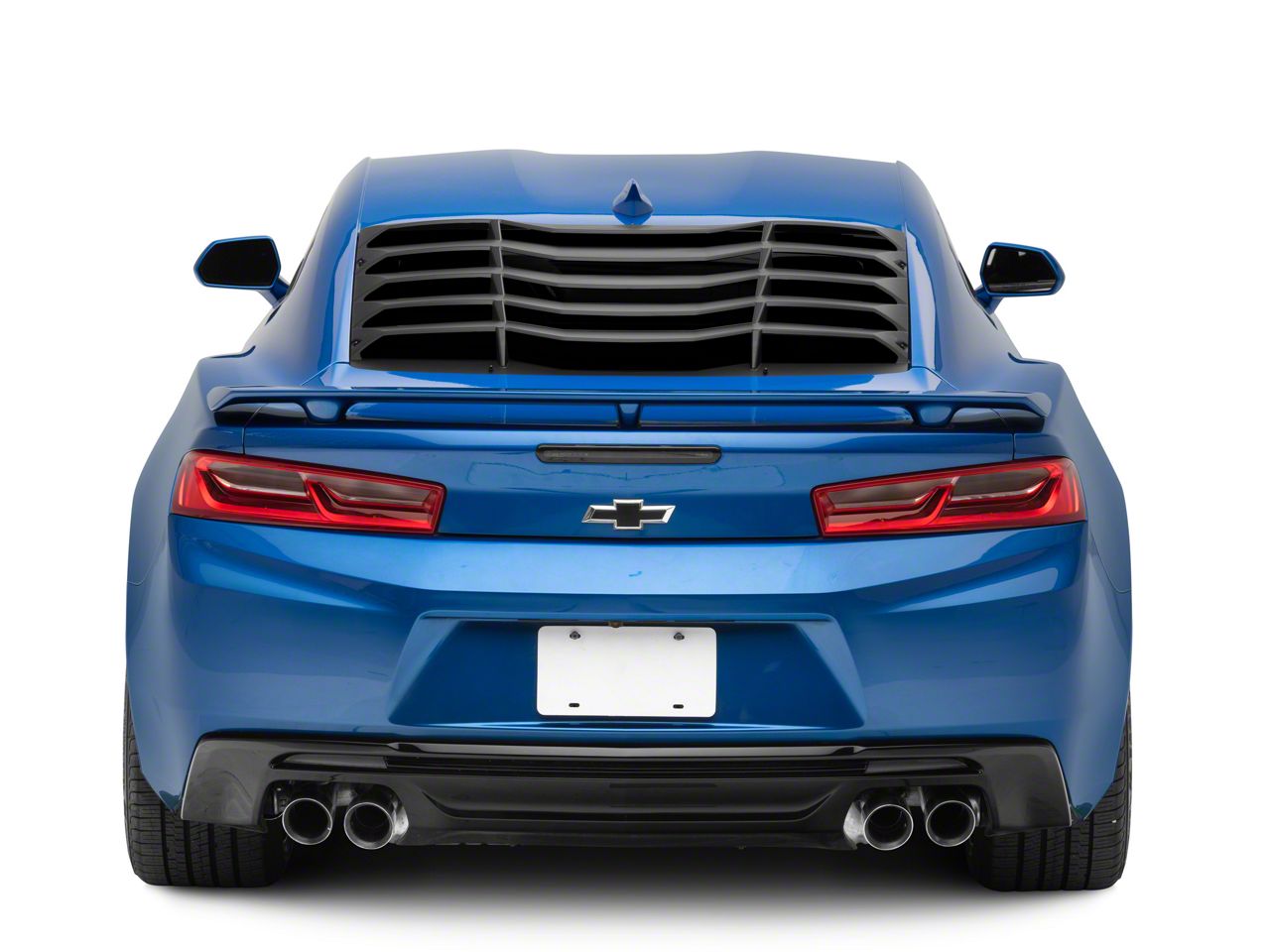 MP Concepts Camaro Rear Window Louvers; Matte Black CC2013 (16-24 ...