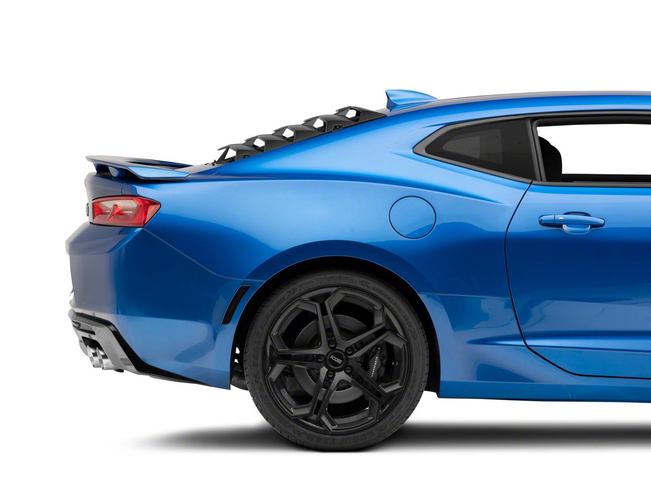 MP Concepts Camaro Rear Window Louvers; Matte Black CC2013 (16-24 ...