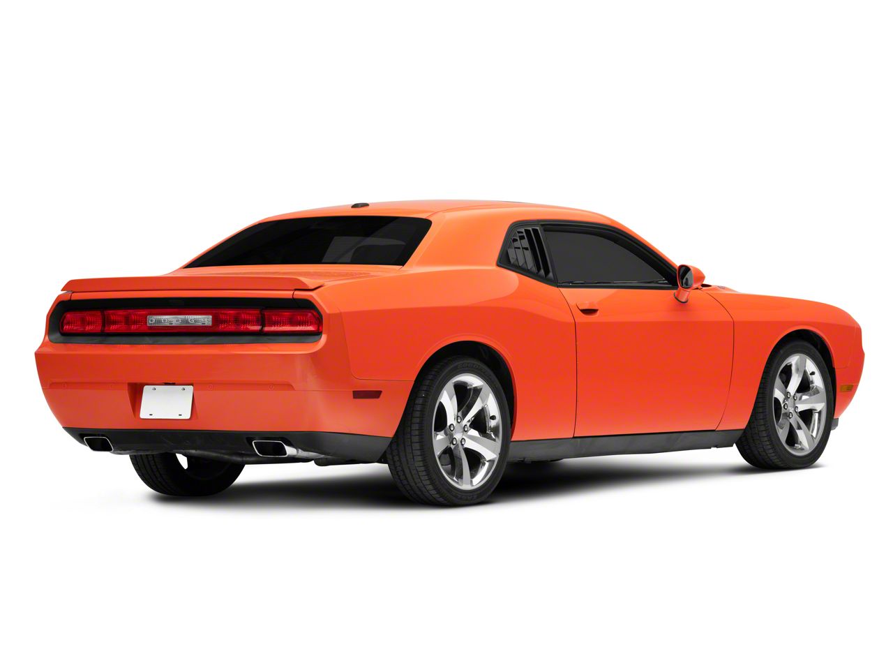 MP Concepts Challenger Quarter Window Louvers; Matte Black CH4982 (08 ...