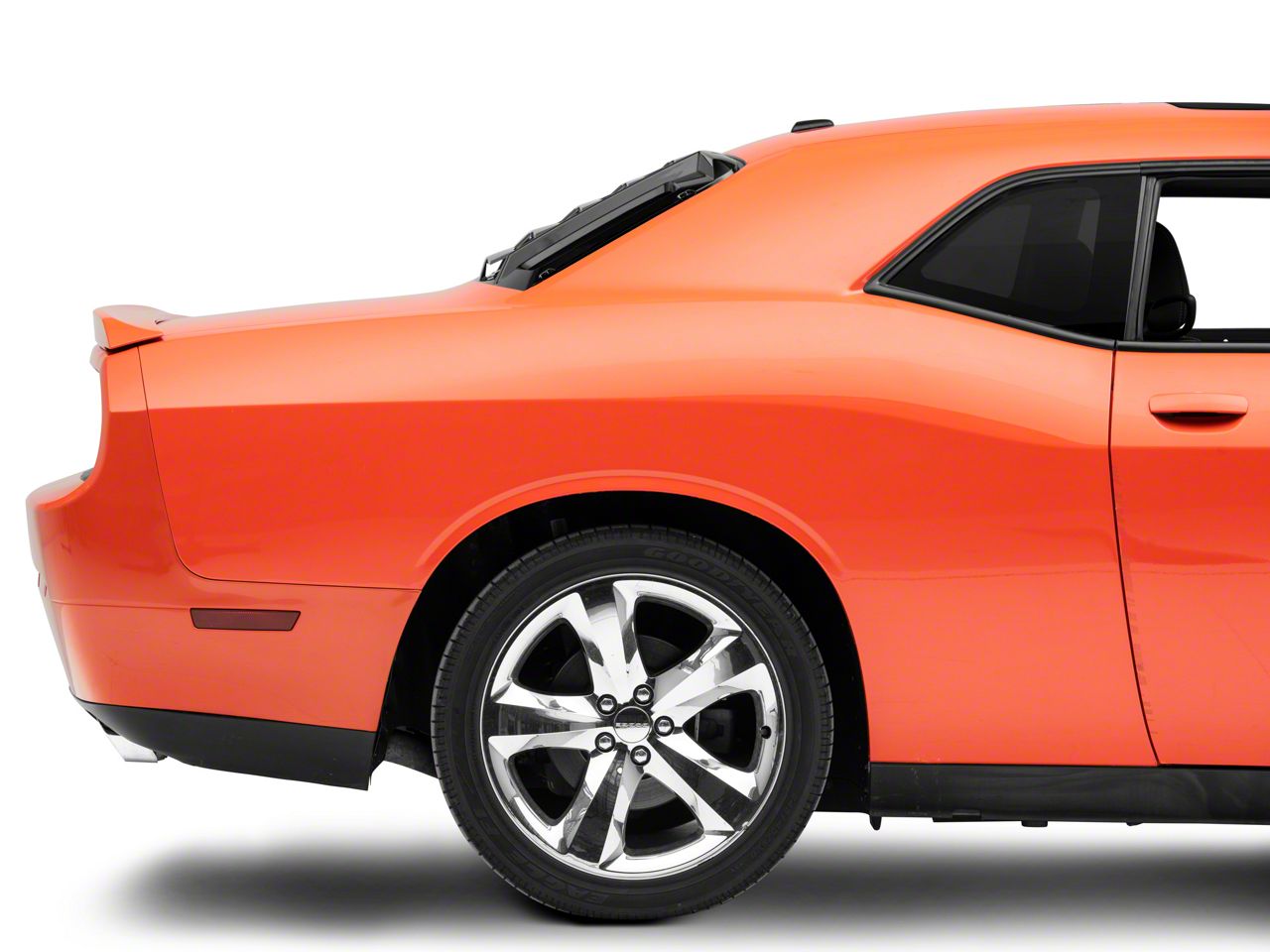 MP Concepts Challenger Rear Window Louvers; Gloss Black CH5112 (08-23 ...