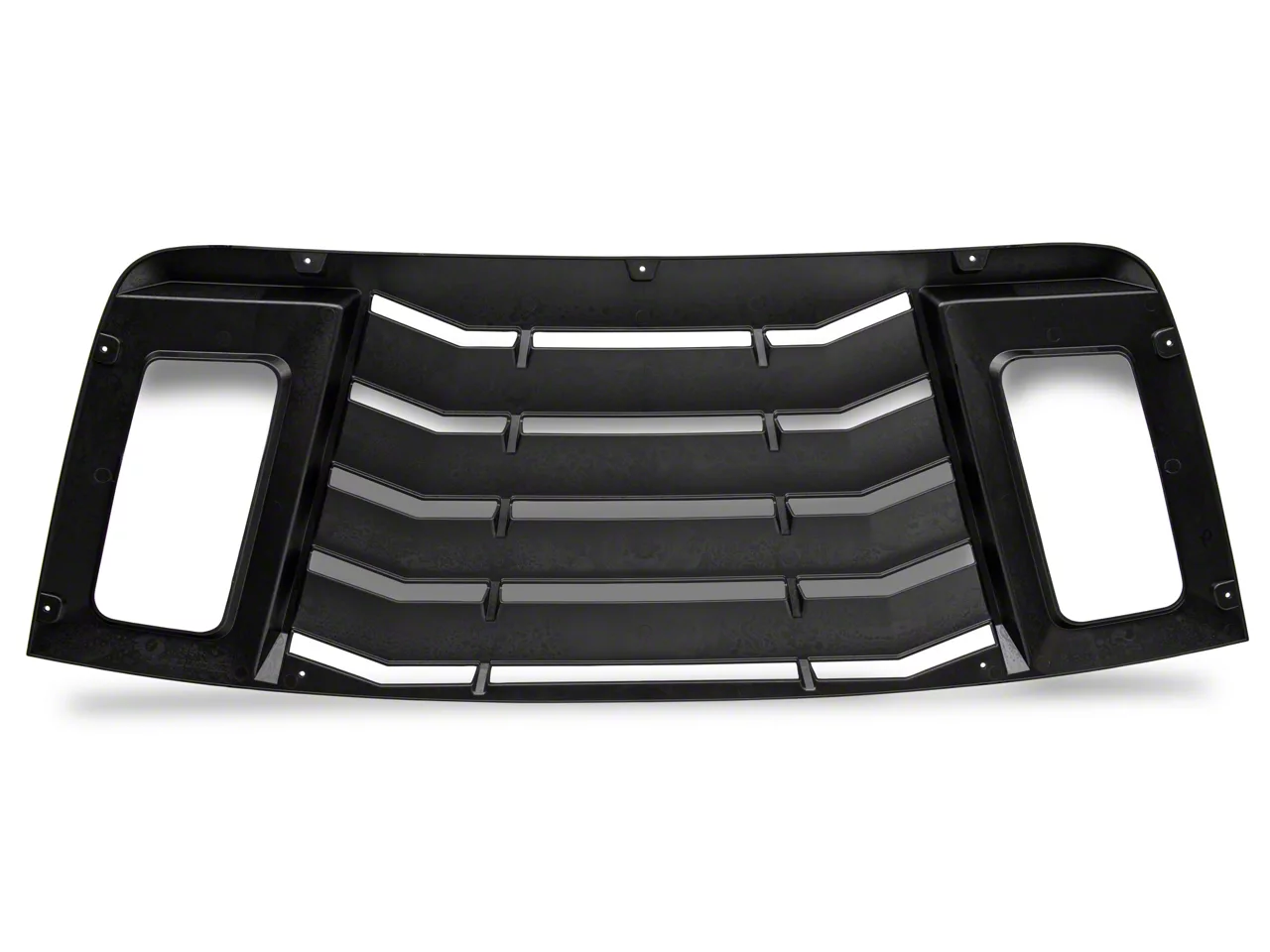MP Concepts Challenger Rear Window Louvers; Matte Black CH5111 (08-23 ...