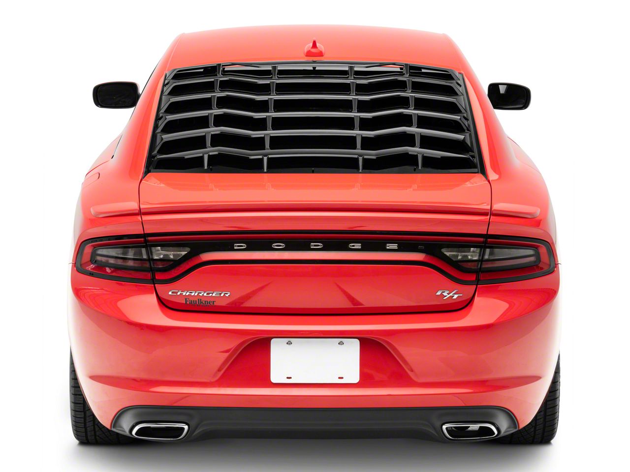 MP Concepts Charger Rear Window Louvers; Gloss Black CR5196-GB (11-23 ...
