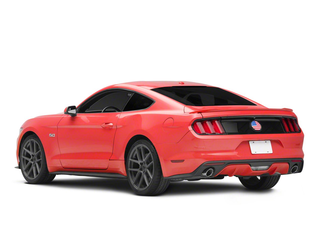 MP Concepts Mustang Decklid Panel Emblem; American Flag 410666 (15-23 ...
