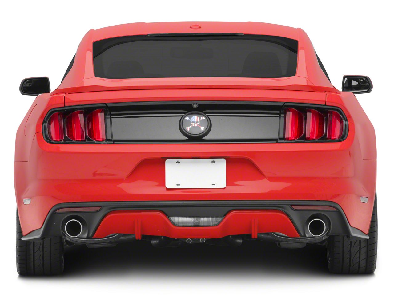 MP Concepts Mustang Decklid Panel Emblem; American Skull 410680 (15-23 ...