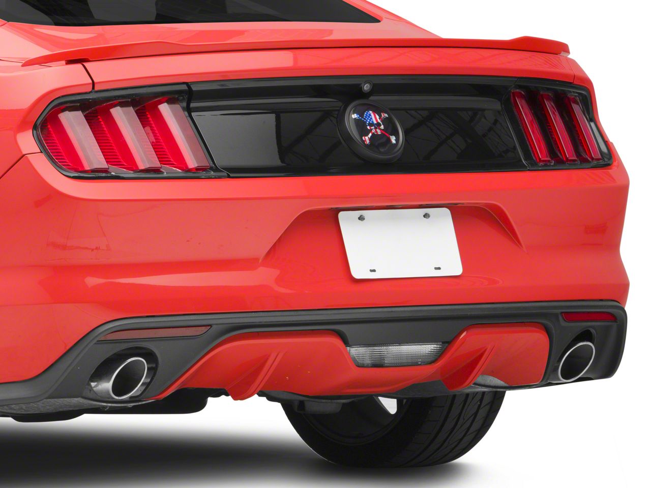 MP Concepts Mustang Decklid Panel Emblem; American Skull 410680 (15-23 ...