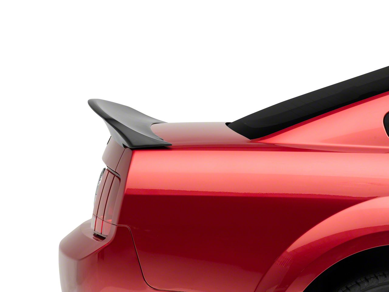 MP Concepts Mustang Ducktail Rear Spoiler; Matte Black 415031 (05-09 ...