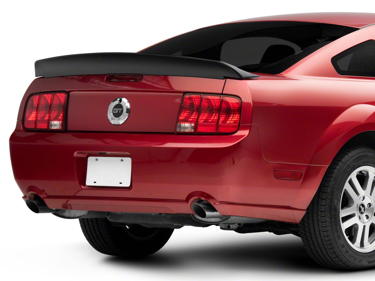 MP Concepts Mustang Ducktail Rear Spoiler; Matte Black 415031 (05-09 ...