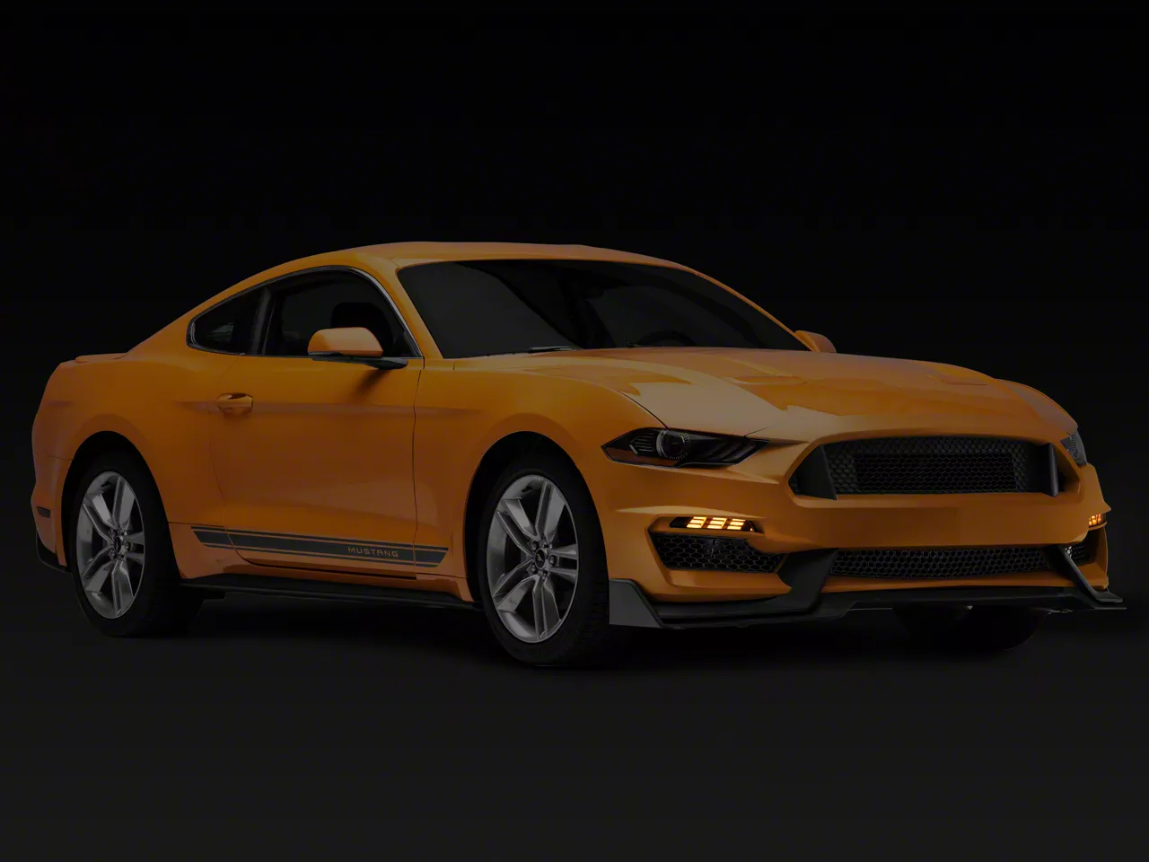 MP Concepts Mustang GT350 Style Front Bumper; Unpainted 406877 (18-23 ...