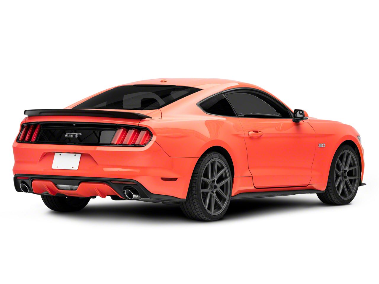 MP Concepts Mustang GT350 Track Pack Style Rear Spoiler; Matte Black ...