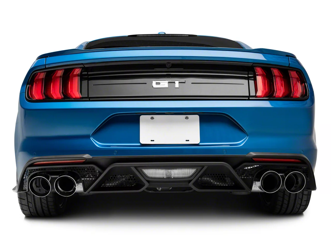 MP Concepts Mustang GT500 Style Rear Diffuser with Exhaust Tips 408763 ...