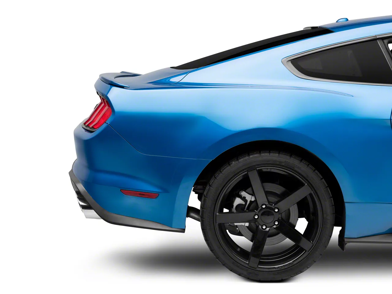 MP Concepts Mustang GT500 Style Rear Diffuser with Exhaust Tips 408763 ...