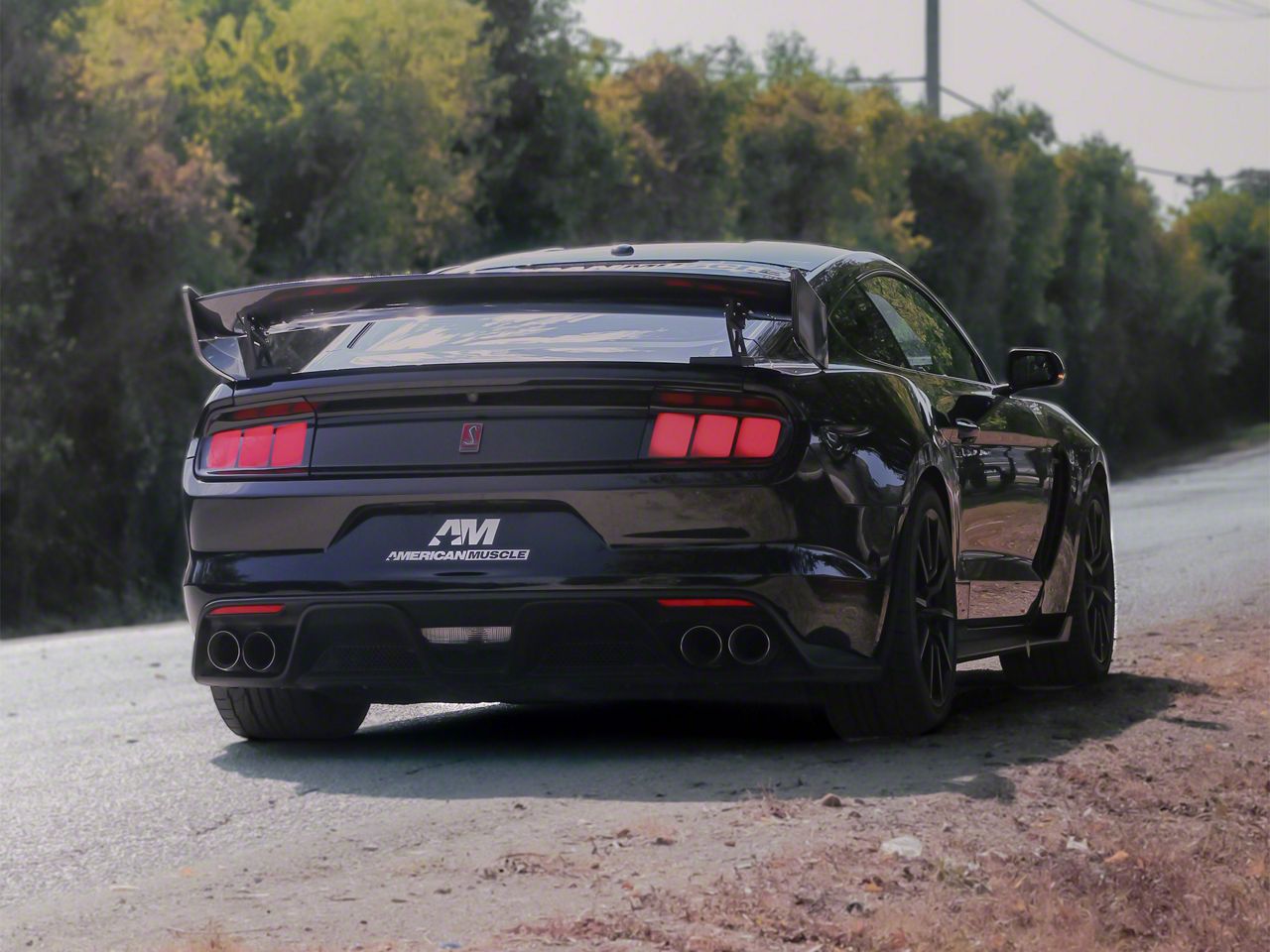 MP Concepts Mustang GT500 Track Pack Style Rear Spoiler; Carbon Fiber ...