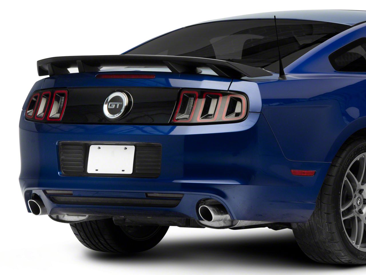 MP Concepts Mustang GT/CS Style Rear Spoiler; Matte Black 415027 (10-14 ...
