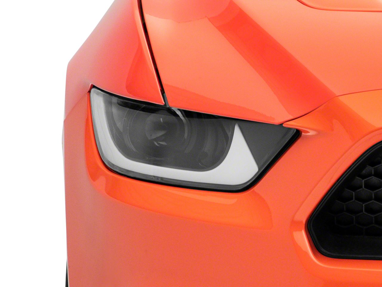 MP Concepts Mustang Monster LED Headlights; Black Housing; Clear Lens ...