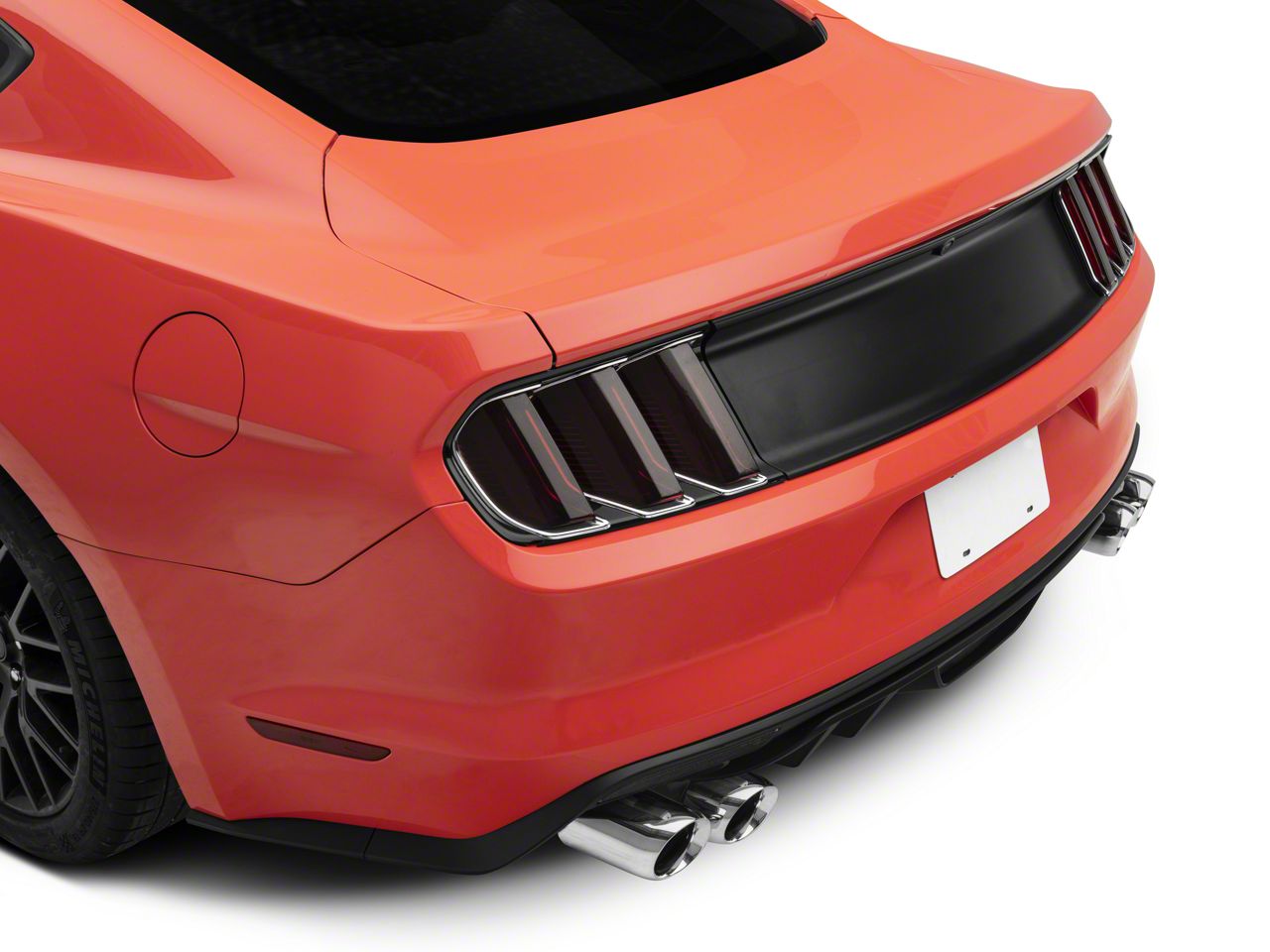 MP Concepts Mustang Rear Diffuser Quad Exhaust Tips 406875 (15-17 ...