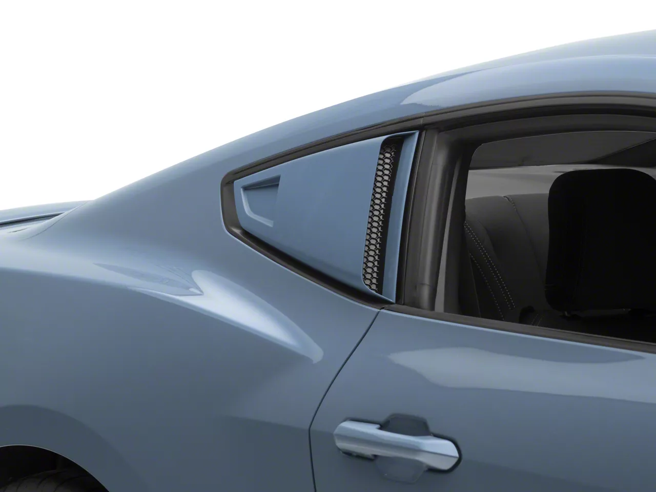 MP Concepts Mustang Quarter Window Scoops; Unpainted 438403 (2024 ...