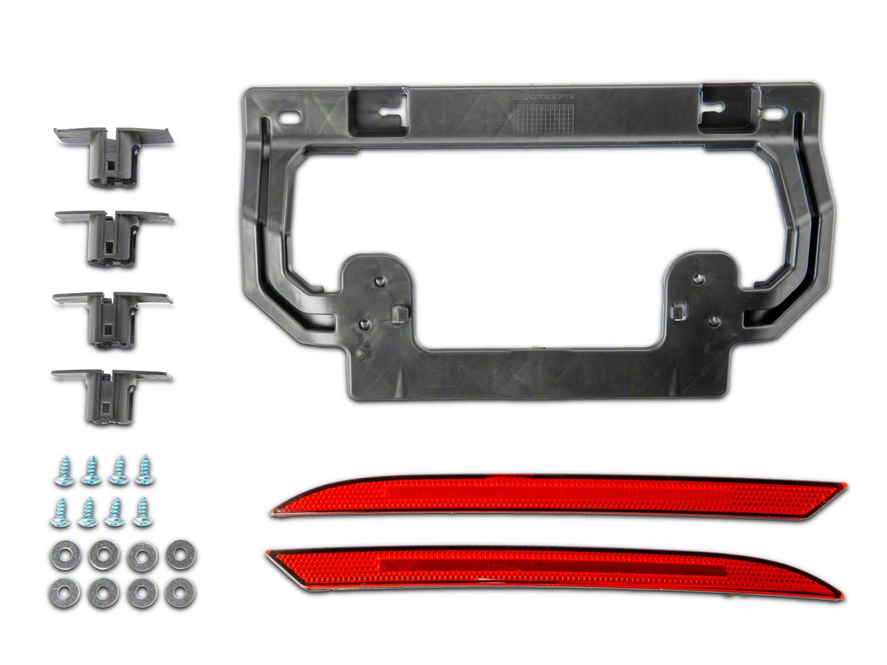 MP Concepts Mustang Replacement Rear Diffuser Hardware Kit for 408763 ...