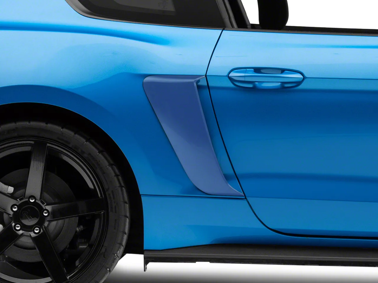 MP Concepts Mustang Side Scoops with Inserts; Unpainted 408853 (15-23 ...