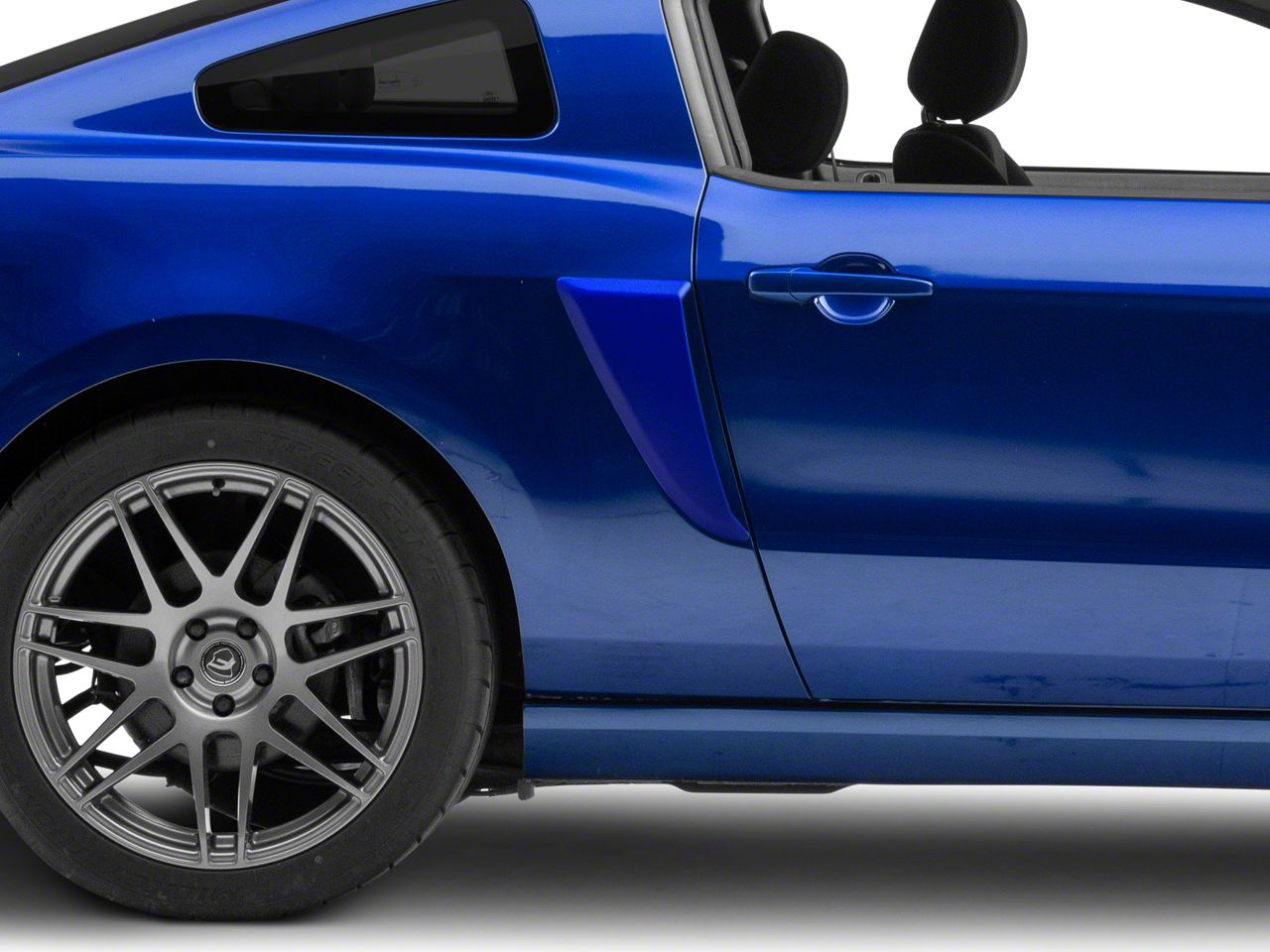 MP Concepts Mustang Side Scoops with Inserts; Unpainted 434699 (10-14 ...